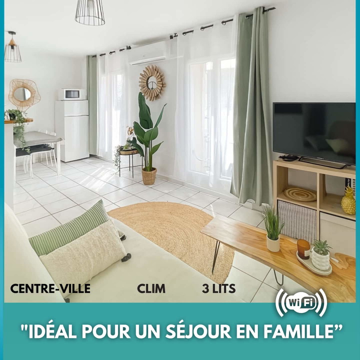 Le St Martial, Sète T3 Wifi Clim Centre-ville - Balaruc-les-Bains