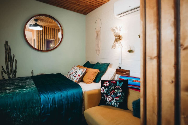 Cozy Succulent-themed Cabin - Sleeps 2 - Dripping Springs, TX