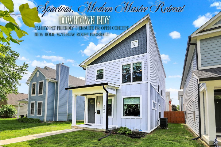 Modern Spacious Master Retreat Downtown - Lucas Oil Stadium - Indianapolis