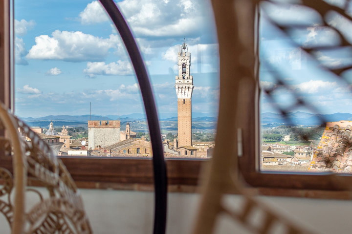 Abbraccio Di Siena Penthouse With 360° View, 50 M From Il Campo - Siena