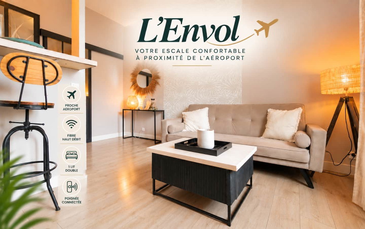 Lenvol - T2 ÉLégant Et Confort Près De Laéroport - Bouguenais