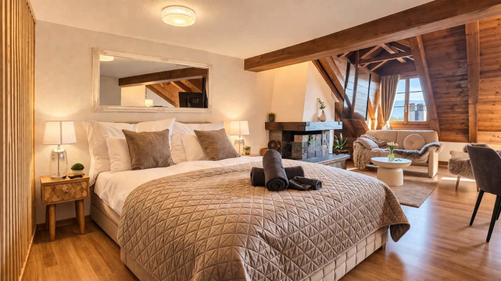 Castle Hill Queen Suite Central Amazing View - Thun