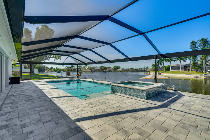 Waterfront Cape Coral Gem W/ Lanai, Pool & Dock! - Cape Coral, FL
