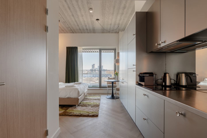 Mid-longstay Standard Studio+ Balcony 23m2 - Amsterdam