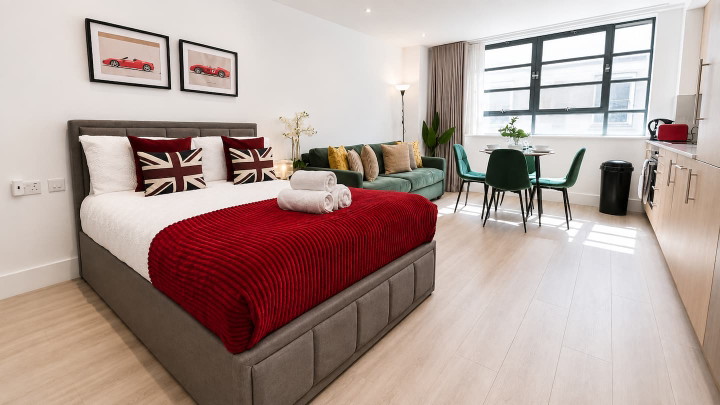 Furnished Studio Flat By Regent's Park | Ac + Lift - Londres