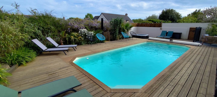 Résidence De 3 Logts - 15 à 24 Pers. - Piscine&spa - Mesquer