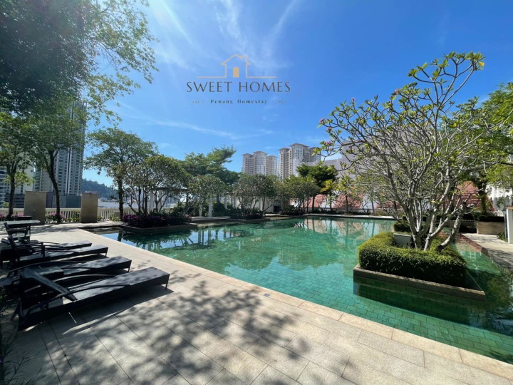 Straits Quay Penang 1-5pax ;@Bathtub #Pool#wifi - Penang