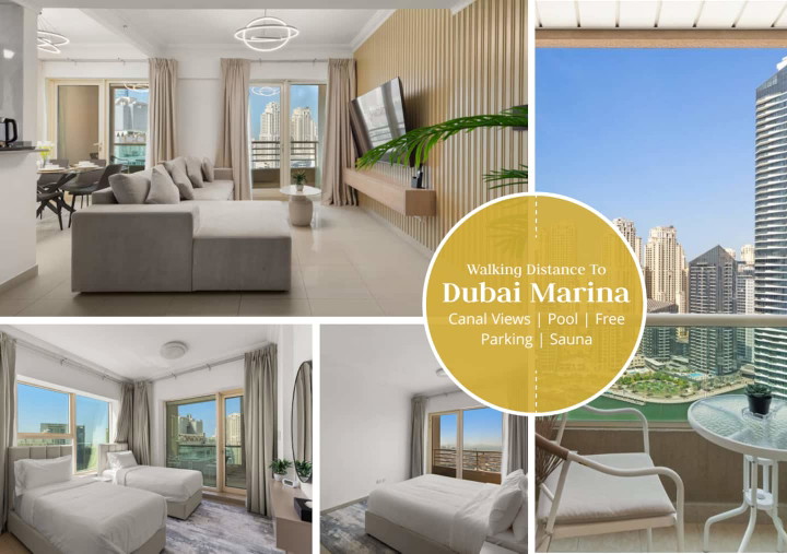 Modern 3br Dubai Marina Apt | Canal & City Views - Dubai