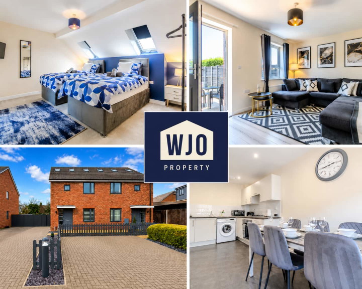 Contractor Home - 4bdr- Parkingx3 -Sleeps 9-offers - Bedford