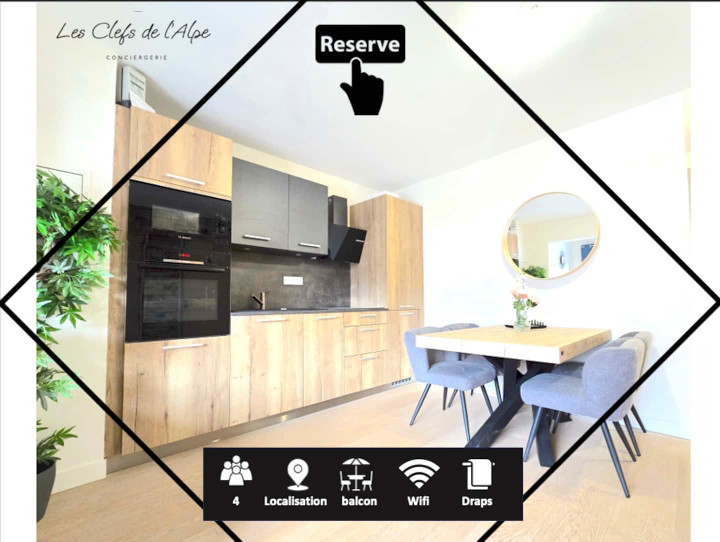 Logement Neuf, Emplacement Idéal - Garage Privé - L'Alpe d'Huez