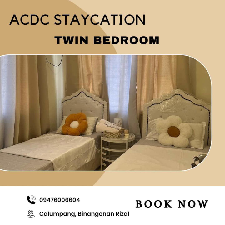 Acdc Staycation Binangonan - Twin Bedroom - Binangonan