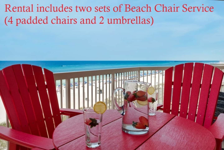 Huge Corner Unit On Pool Level W/ Four Free Beach Chairs! Free Golf Everyday! - Panama City Beach