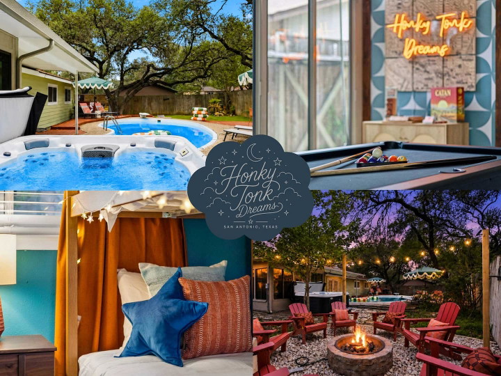 Honky Tonk Dreams | Pool - Hot Tub - Games - San Antonio, TX