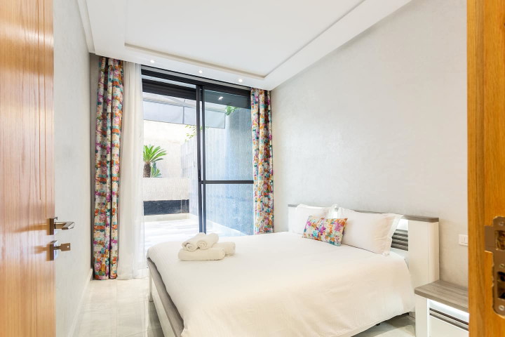Modern 2 Bd Aprtmnt Wth Parking & Patio|️ Agdal - Rabat