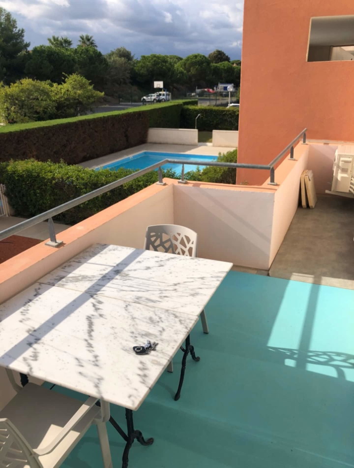 T2, Piscine, Terrasse, Plages, ÉTang, Mer - Mèze