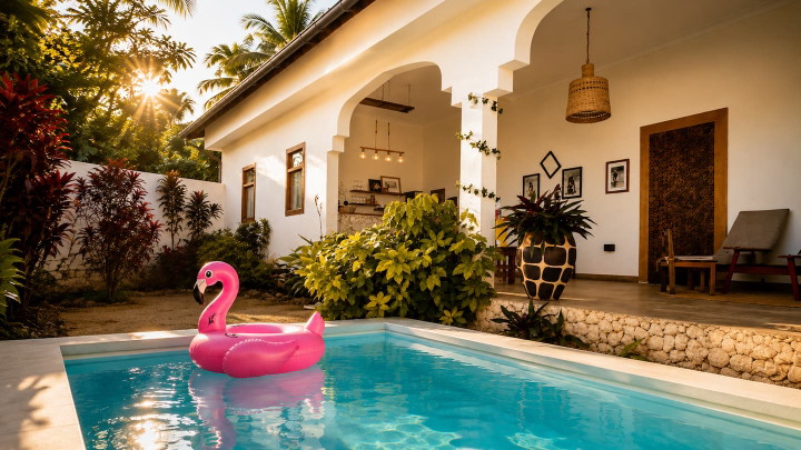 Oasis Paje | Villa Exclusive De 2 Chambres + Piscine | À 300 M De La Plage - Tanzanie