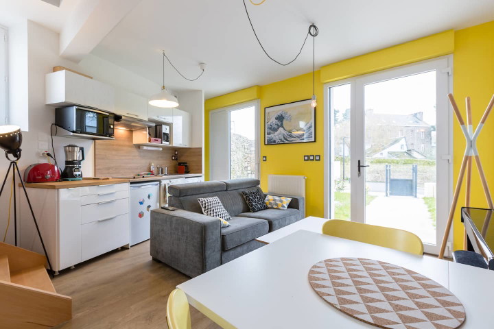 Duplex Hermine | Cozy, With South-facing Garden & Parking - Saint-Malo