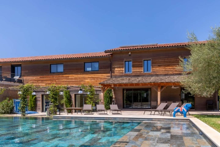Maison Bois 12 Personnes Piscine 16x6 Chauffe - Saint-Rémy-de-Provence