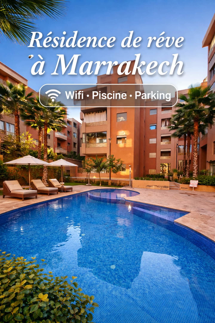 Modern Oasis Residence Swimming Pool Car Park - Marruecos