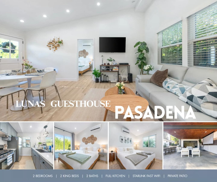 Refreshed Designer House W Outdoorkit & Kingbed - Pasadena