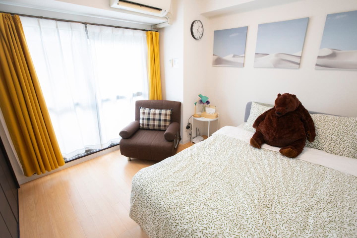 Spacious Double | Dotonbori 10 Min | Elevator - Umeda