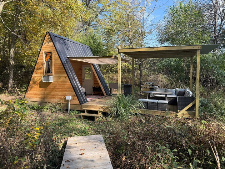 Sparrow | Cozy A-frame Near Lake Icaria - Iowa