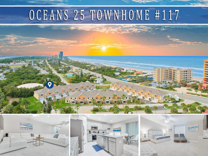 Directly Across From Ocean-townhomes #117/#118 - Daytona Beach, FL