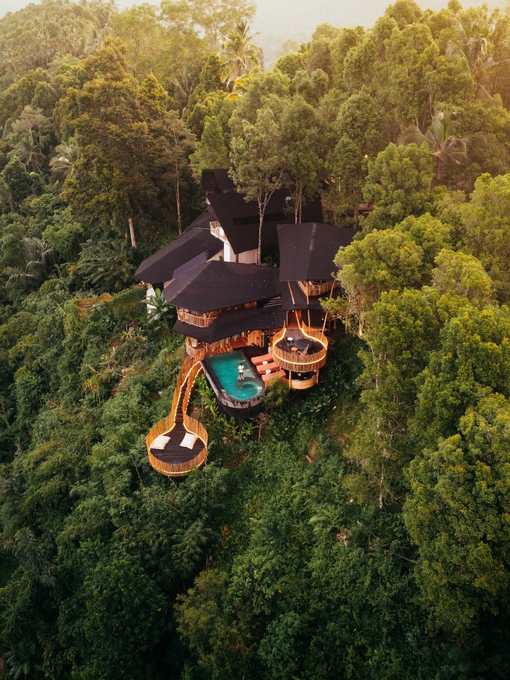 3 Bdr - The Dream Cliffside Bamboo Villa By Avana - Sidemen