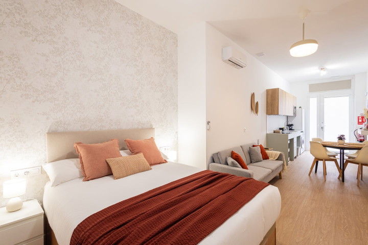 Modern Apartment | 4 Guests | Marítim Metro - Valencia