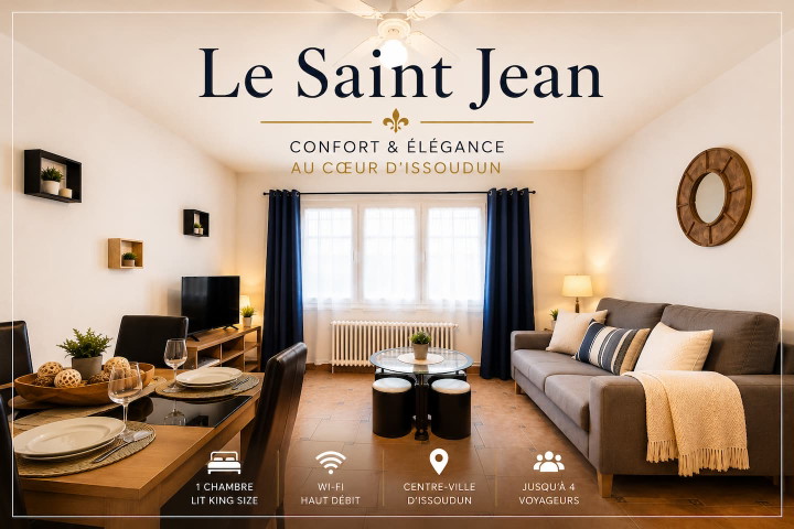 Le Saint-jean | Terrasse Centre-ville Cosy - Issoudun