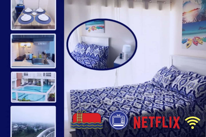 Balcony Condo | City View · Pool · Taal Rooftop - Talisay