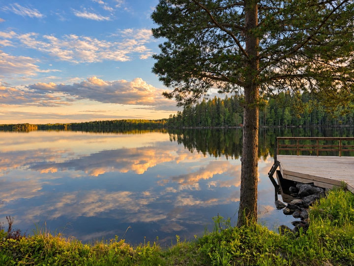 Hiskin Tupa  Oma Ranta, Laituri & Puusauna - Suomi