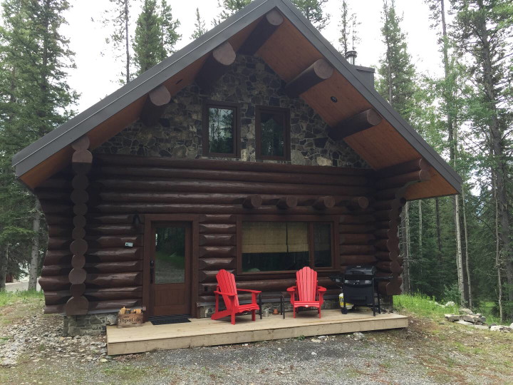 Cabin1-log Cabin In The Rocky Mountains-nordegg Ab - Alberta