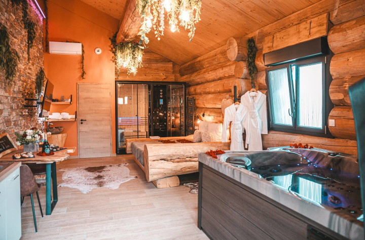 Chalet Cocooning Spa Privatif, Sauna, Hammam - Altkirch