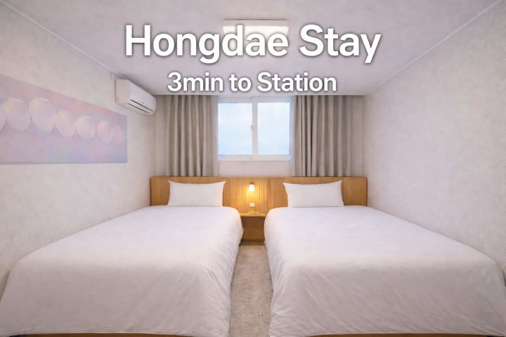 Hongik.stn3min, 2br, 3bed Cozy House - Seoul