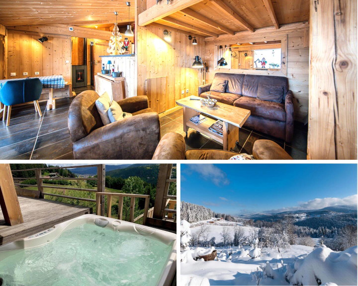 Chalet Avec Jacuzzi & Vue Imprenable Sur Gerardmer - La Bresse