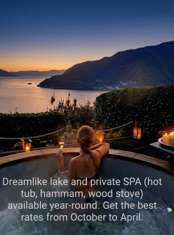 Private Ecoretreat For 2: Spa-hottub-pool & Design - Cannobio