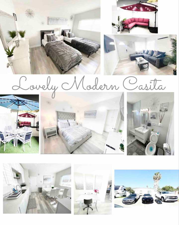 Lovely Modern Casita Clean, Cozy & Family Friendly - San Diego, CA