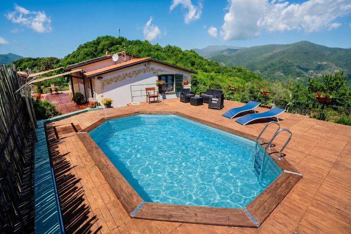 {Villa Belvedere} - Piscina Privata E Vista Mare - Chiavari