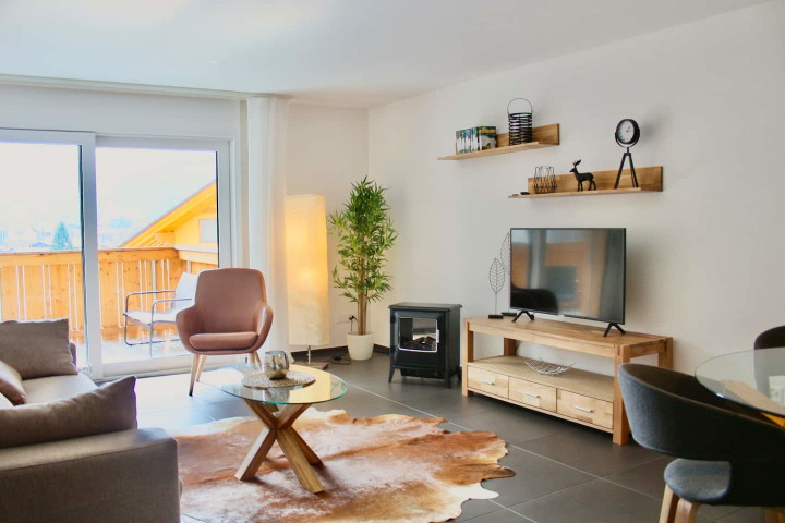 Komfortables 3-zimmer Apartment Mit Bergblick - Kandersteg