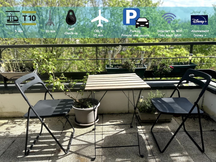 Modern Apartment For 5-6 People, Forest View - Saclay