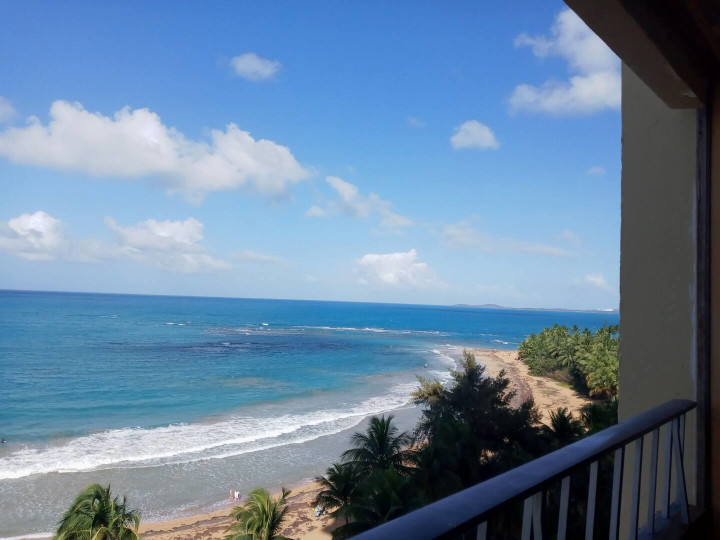 Great Front Beach View From Private Balcony - Puerto Rico