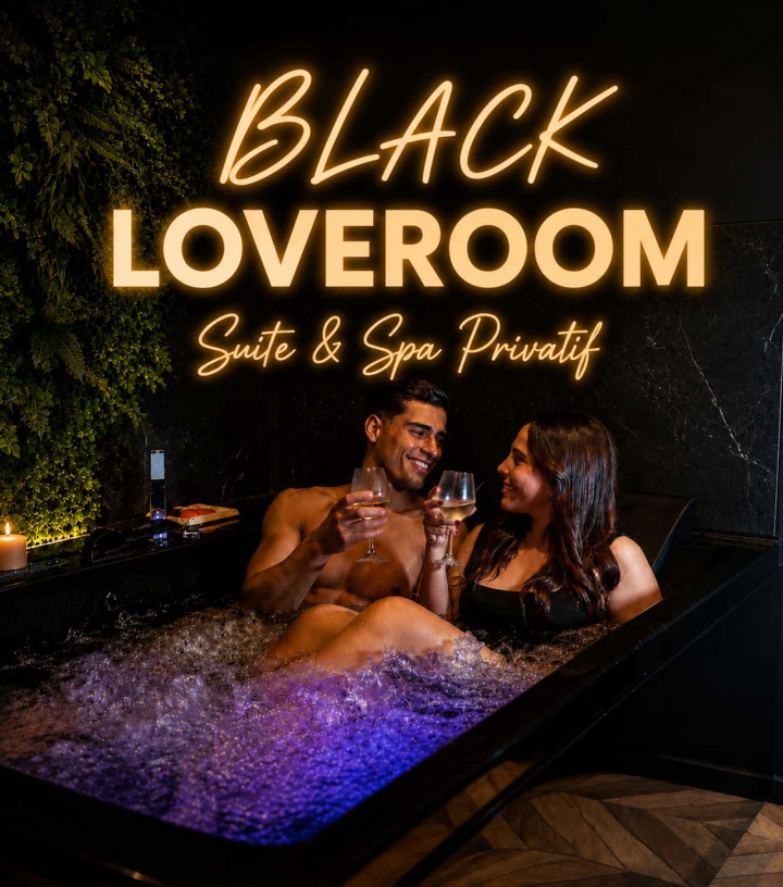 Black Love Roomsuite Spa & Baignoire Balneo Privé - Cassis
