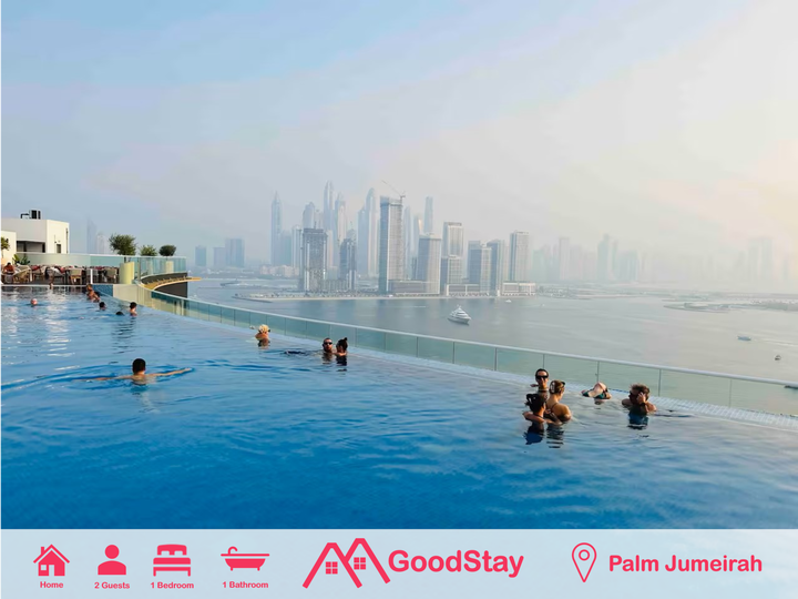 Infinity Pool 1bdr Palm View And Beach - Dubai