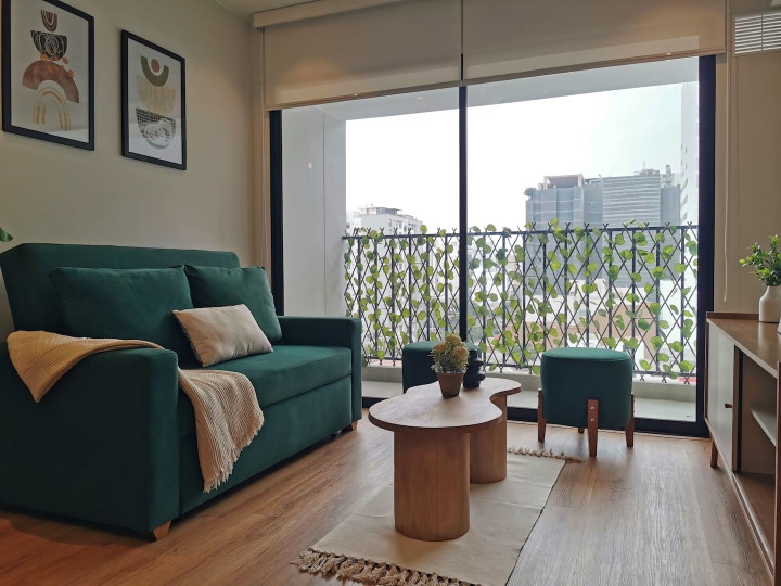 2-bed, 2-bath Flat In Miraflores, Near Kennedy Park - Lima