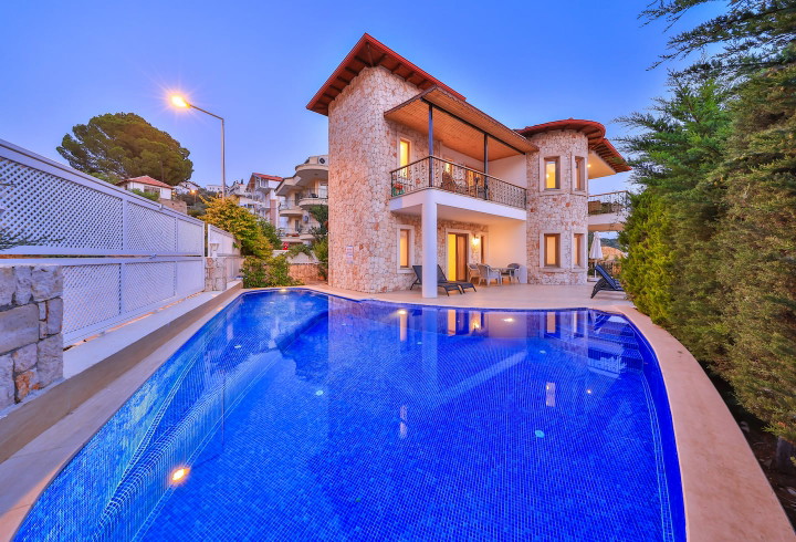 10 Kişilik Merkezde, Lüx, Saunalı "Villa Paradise" - Kaş
