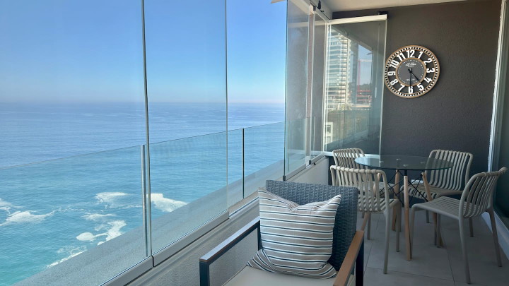 Refugio Con Vista Al Mar | Moderno Y Acogedor - Viña del Mar