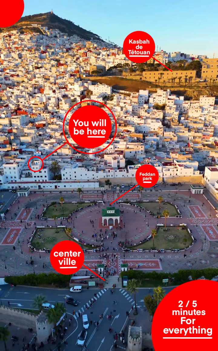 Amazing Studio & Location&experience& View&terraca - Tetouan