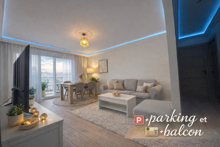 Appartement Cosy Chateaucreux + Clim + Parking - Saint-Étienne