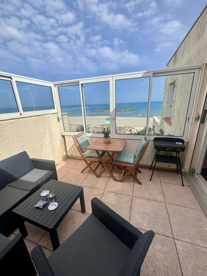 Appartement Terrasse Front De Mer Barcarès Clim - Torreilles
